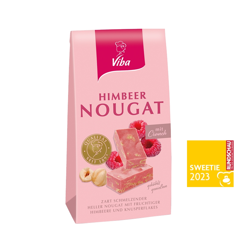 Himbeer Nougat mit Knusperflakes | Viba Onlineshop